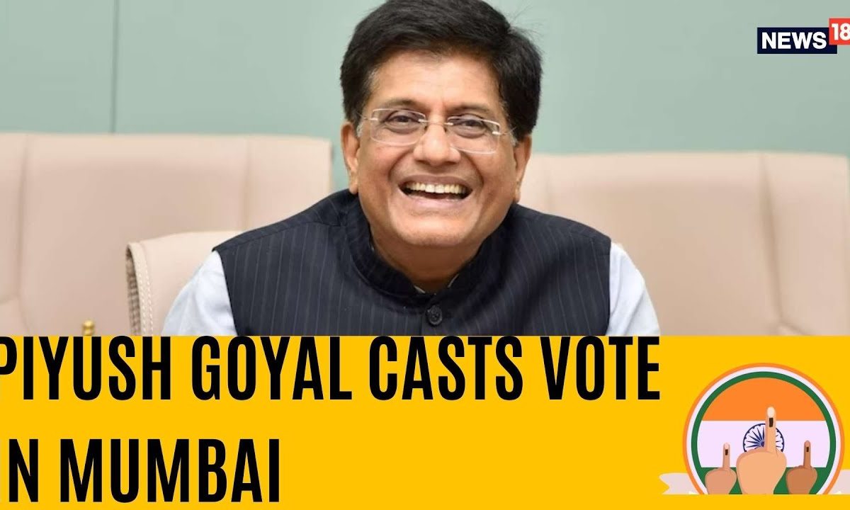Lok Sabha Elections 2024 | BJP Candidate From Mumbai Piyush Goyal Casts His Vote | Phase 5 ...