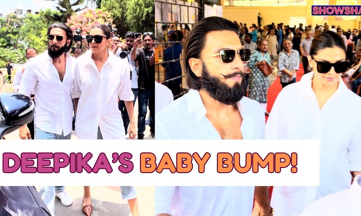 Deepika Padukone Flaunts Her Baby Bump As She Steps Out To Vote With ...