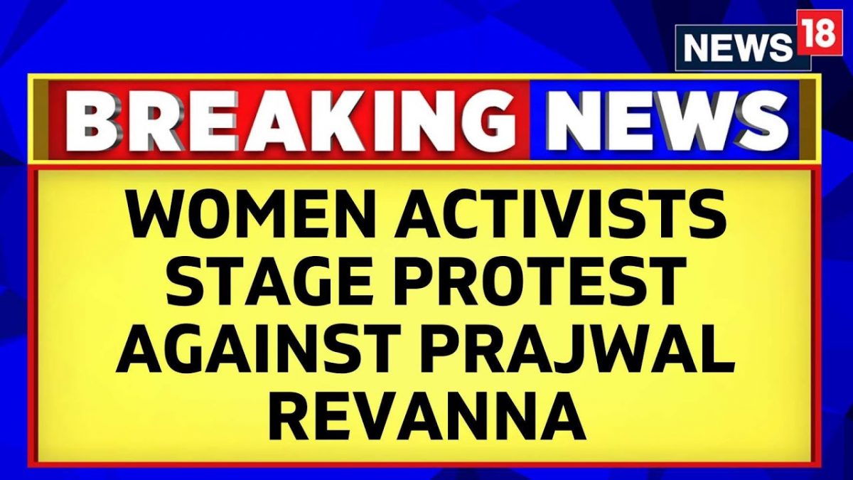 Several Women Activists Stage Protest Against Prajwal Revanna In Hassan ...