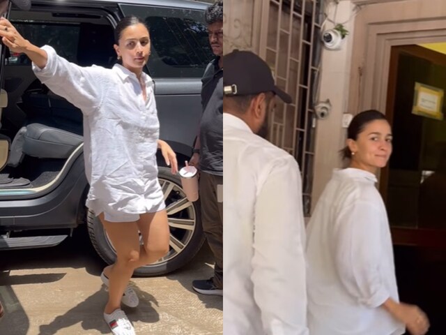 Alia Bhatt Looks Chic In White Co-ord Set As She Gets Papped In The ...