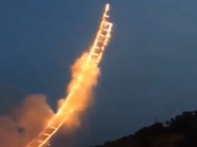 Video: Chinese Firework Artist's Flaming ‘Stairway to Heaven’ Made To ...