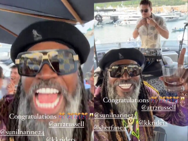 Watch: Chris Gayle Celebrates Kolkata Knight Riders' IPL 2024 Triumph ...