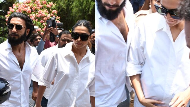 Deepika Padukone Flaunts Baby Bump for the First Time As Ranveer Singh ...