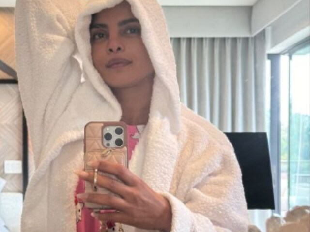 Priyanka Chopra Kick Starts Sunday Morning With In A Comfy Robe, See Photo - News18