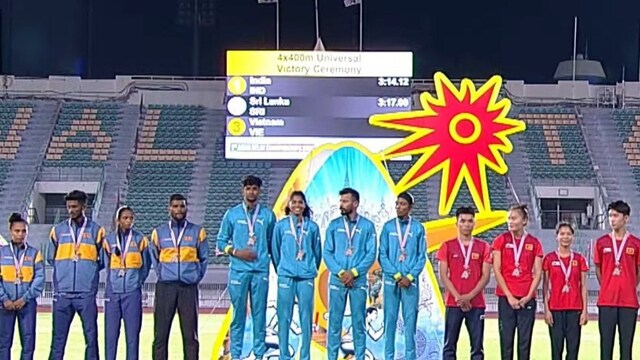 India's Mixed 4x400m Relay Team Sets National Record Whilst Claiming ...