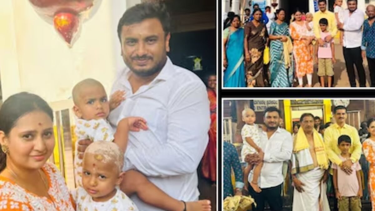 Kannada Actress Amulya Visits Dharmasthala Temple With Family - News18