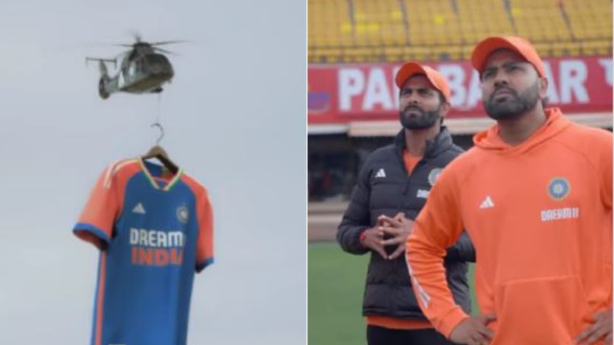 India's T20 World Cup Jersey: Rohit Sharma & Co 'Surprised' as New Tricolour T20I Kit Unveiled ...