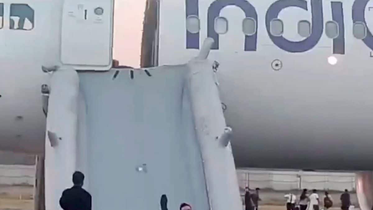 Bomb Scare On IndiGo Flight: How Passengers Were Rescued, What’s An Aircraft Evacuation Slide ...