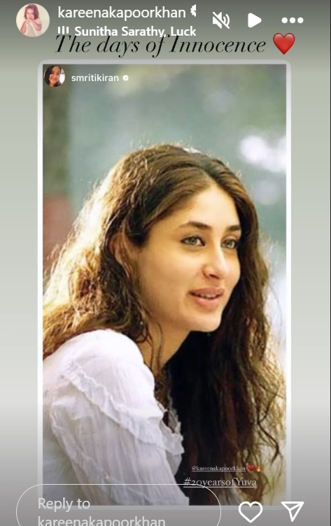 Kareena Kapoor Khan Recalls ‘Days Of Innocence’ As Film Yuva Completes ...