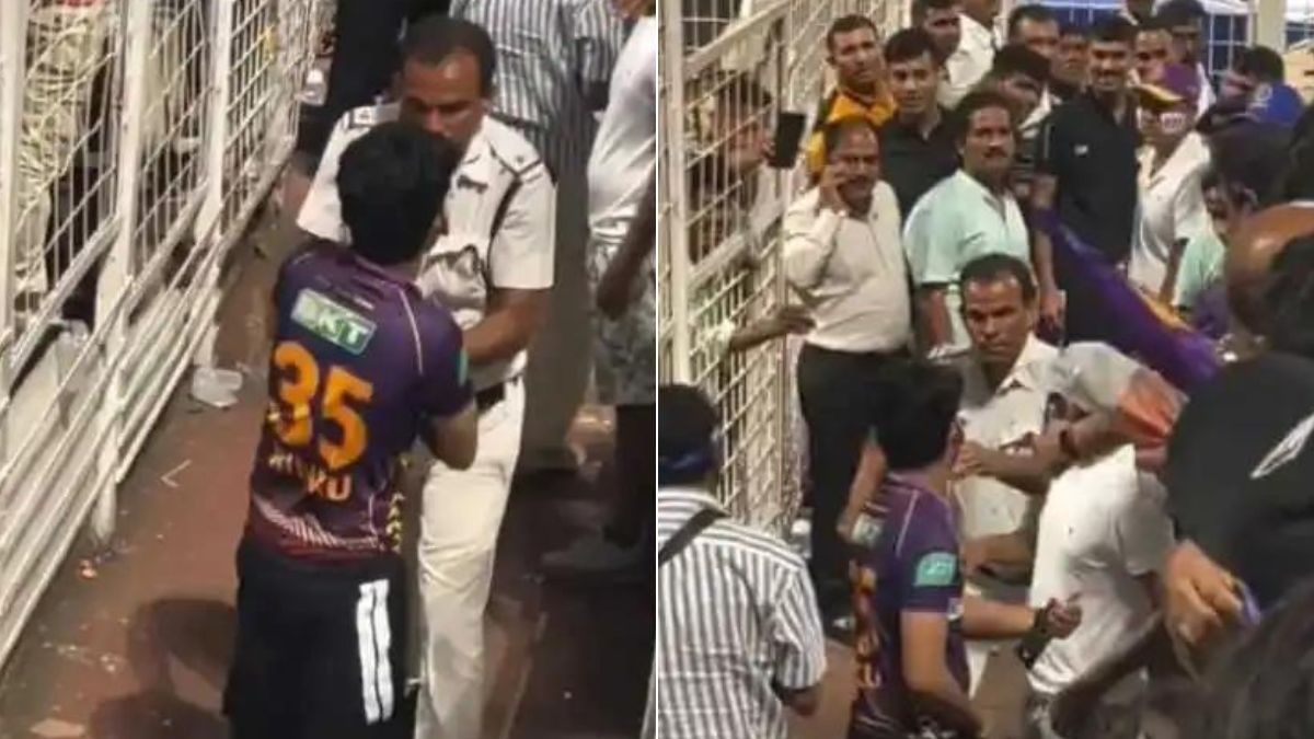 Kolkata Police Catches KKR Fan Stealing Match Ball. Here's What Happened Next: WATCH | Cricket ...
