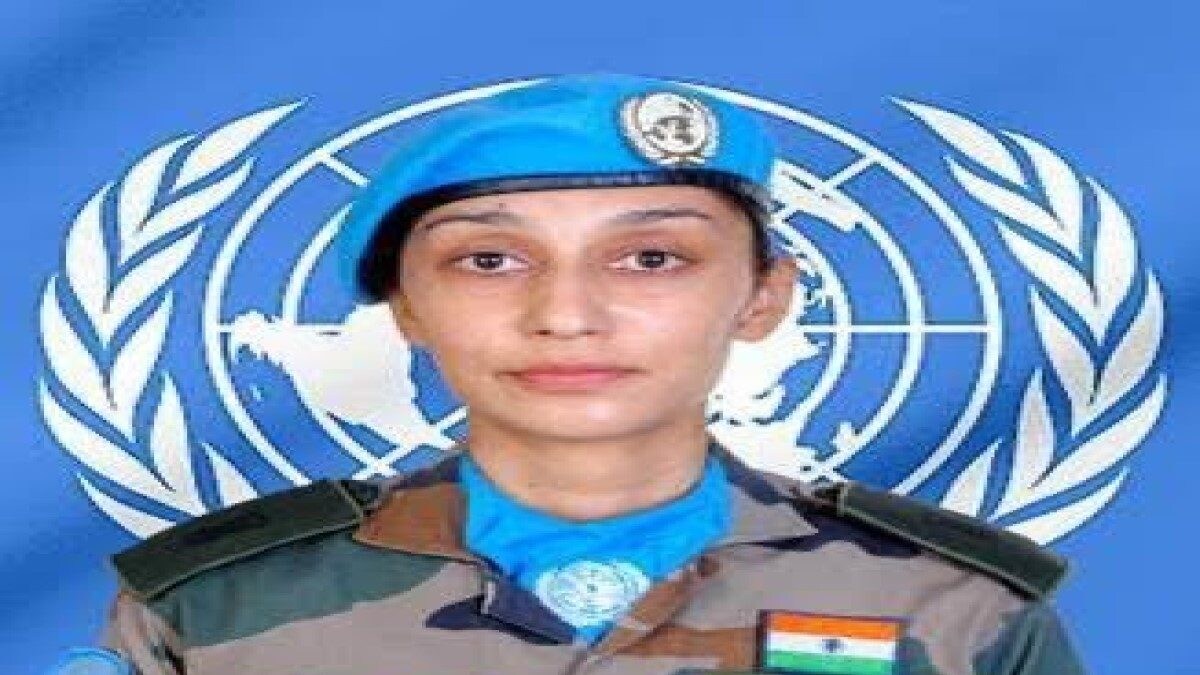 ‘True Leader’: Indian UN Peacekeeper Major Radhika Sen Set To Win Major ...
