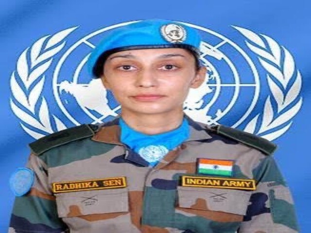 ‘True Leader’: Indian UN Peacekeeper Major Radhika Sen Set To Win Major ...