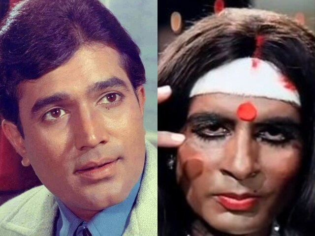 When Rajesh Khanna Criticized Amitabh Bachchan For Wearing A Saree In ...