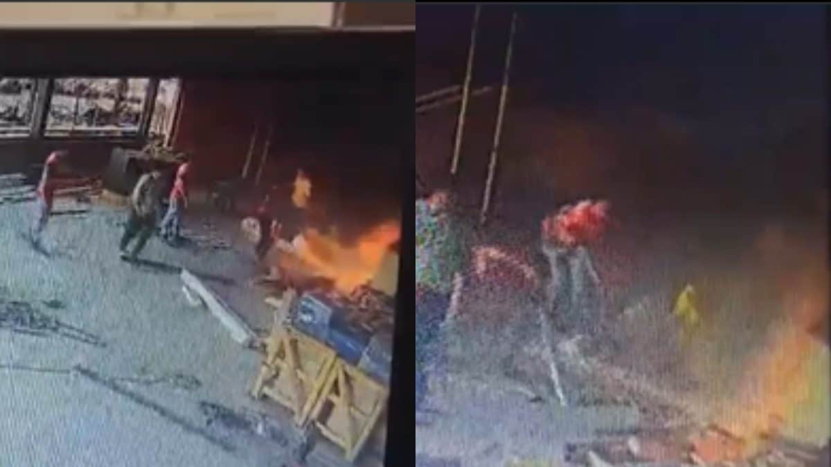 Video Shows Welding Sparks Led To Massive Fire At Rajkot Gaming Zone ...
