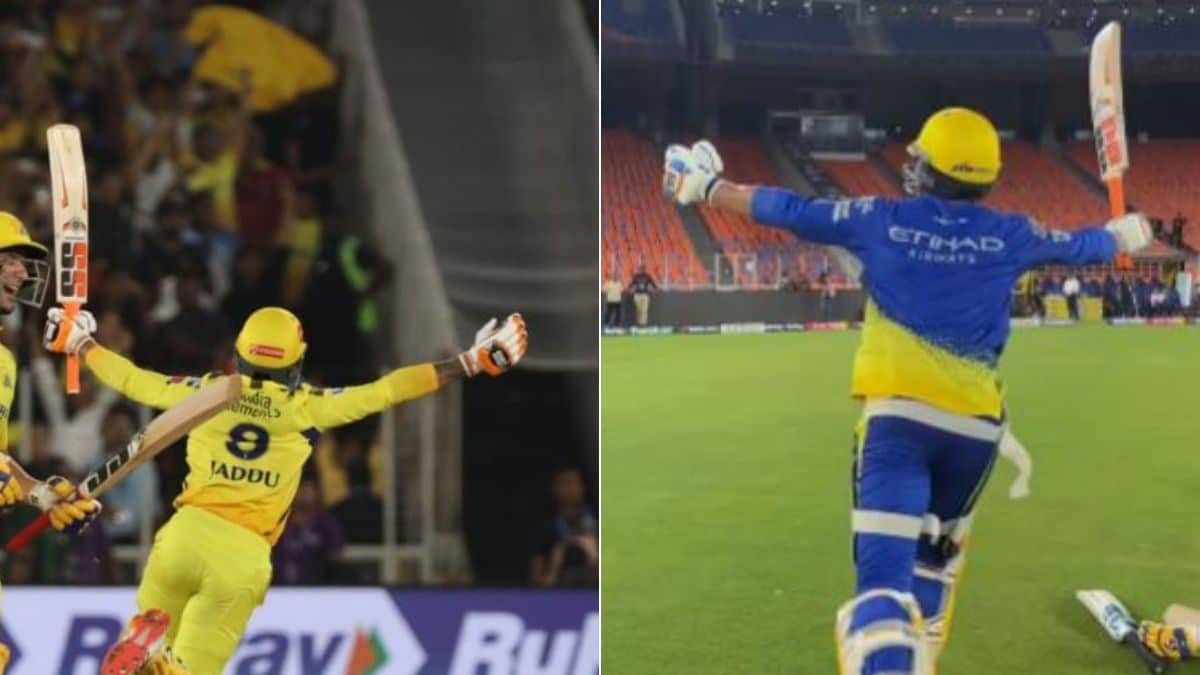 Ravindra Jadeja Recreates Winning Moment Of IPL 2023 As CSK Return To ...
