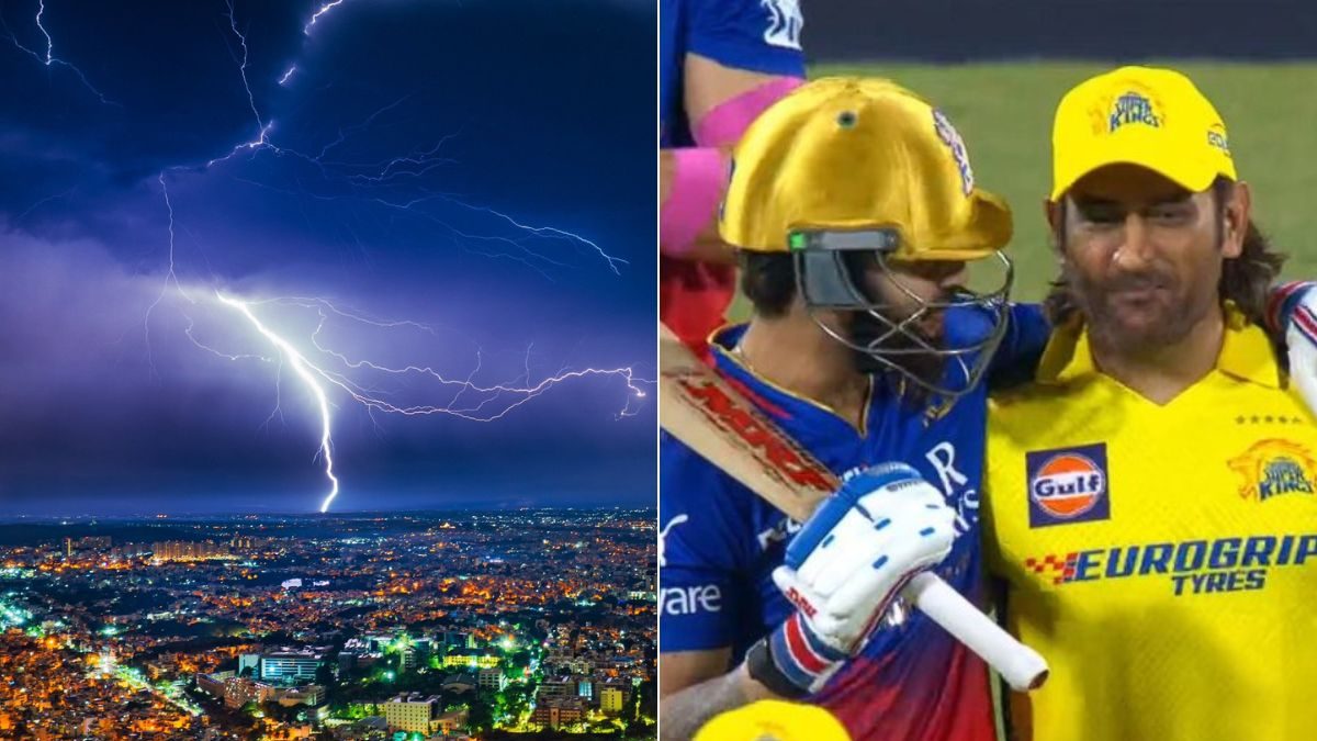 RCB vs CSK May 18 Weather Prediction: Thunderstorm, Rain to Force ...