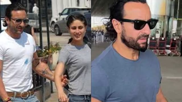 Saif Ali Khan COVERS UP Kareena Kapoor's Tattoo On His Arm? Viral ...