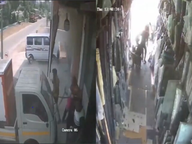 Glass Shards Flew, Buildings Shook: Security Camera Captures Moments ...