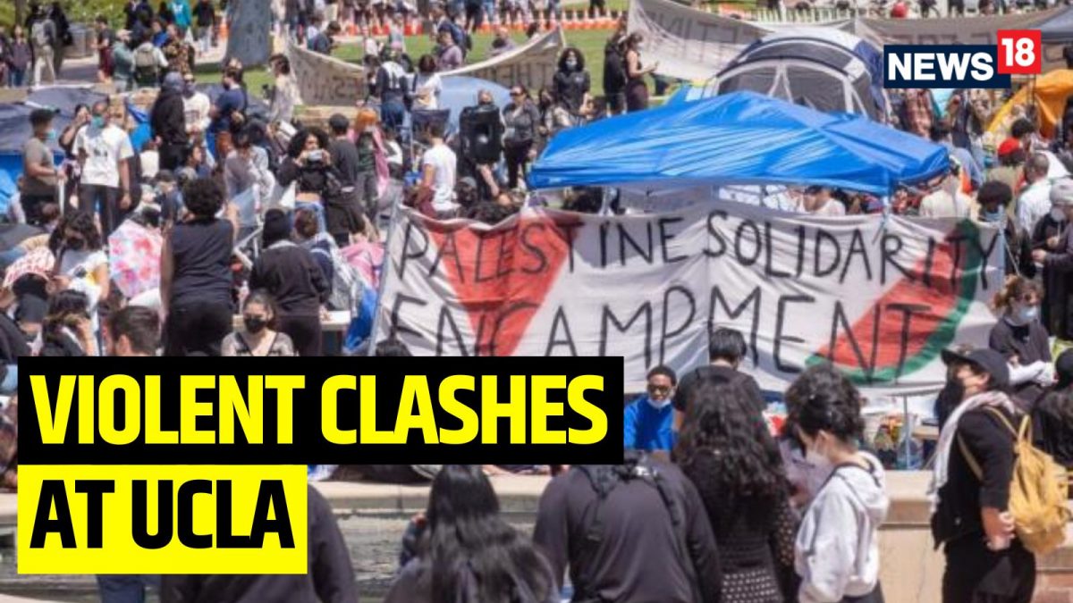 Police Respond To Violent Clashes At UCLA; Nearly 100 Arrested - News18