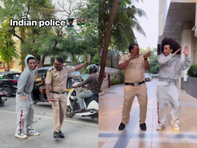 TikToker Noel Robinson Collabs With 'Dancing Cop' Amol Kamble For Some ...