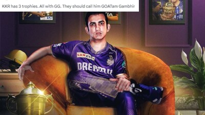 'GOATam Gambhir': KKR Fans Bow Down to Coach With Viral Memes After IPL ...