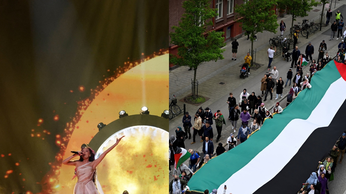 Watch: Pro-Palestinian Protests Erupt Over Israeli Artist's Eurovision ...
