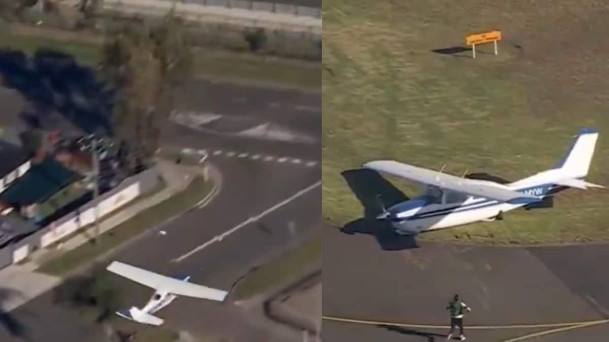 Video: Light Plane Crashes At Sydney Airport But Pilot Miraculously ...