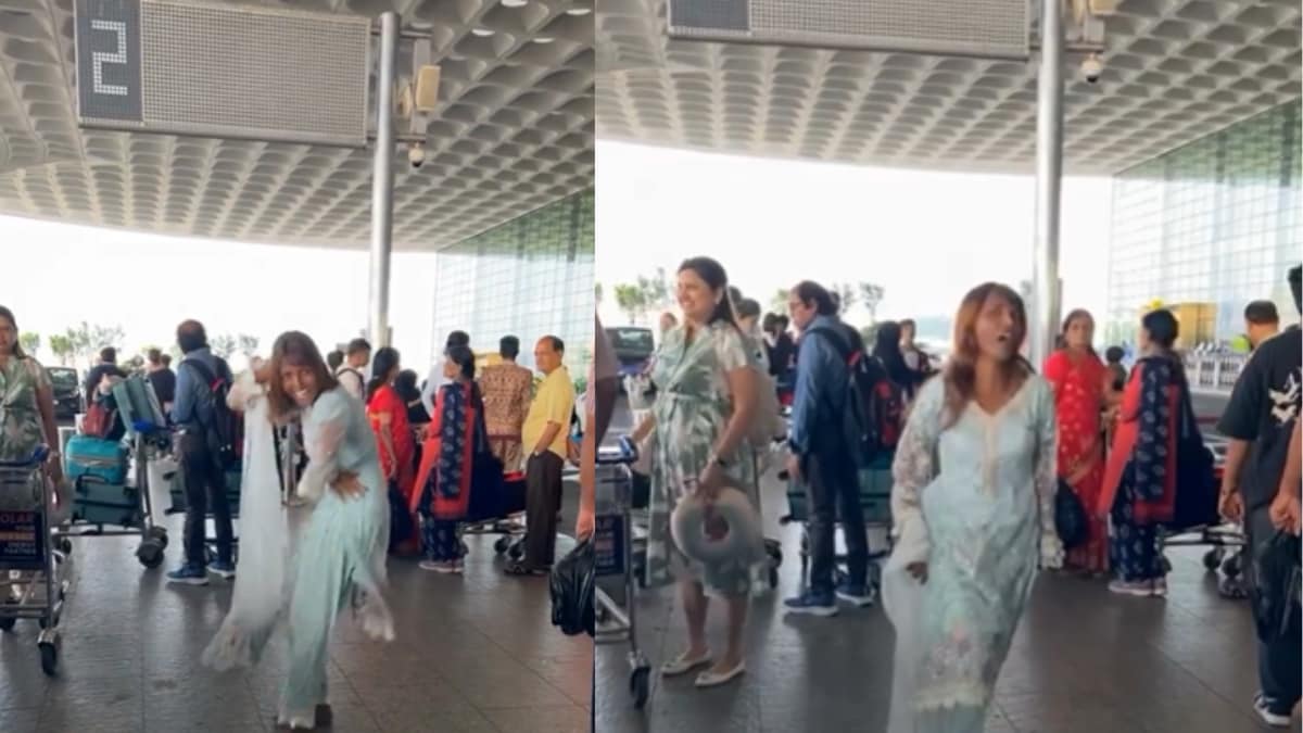 Watch: Woman's Impromptu Dance Act At Mumbai Airport Gets A Thumbs Down ...