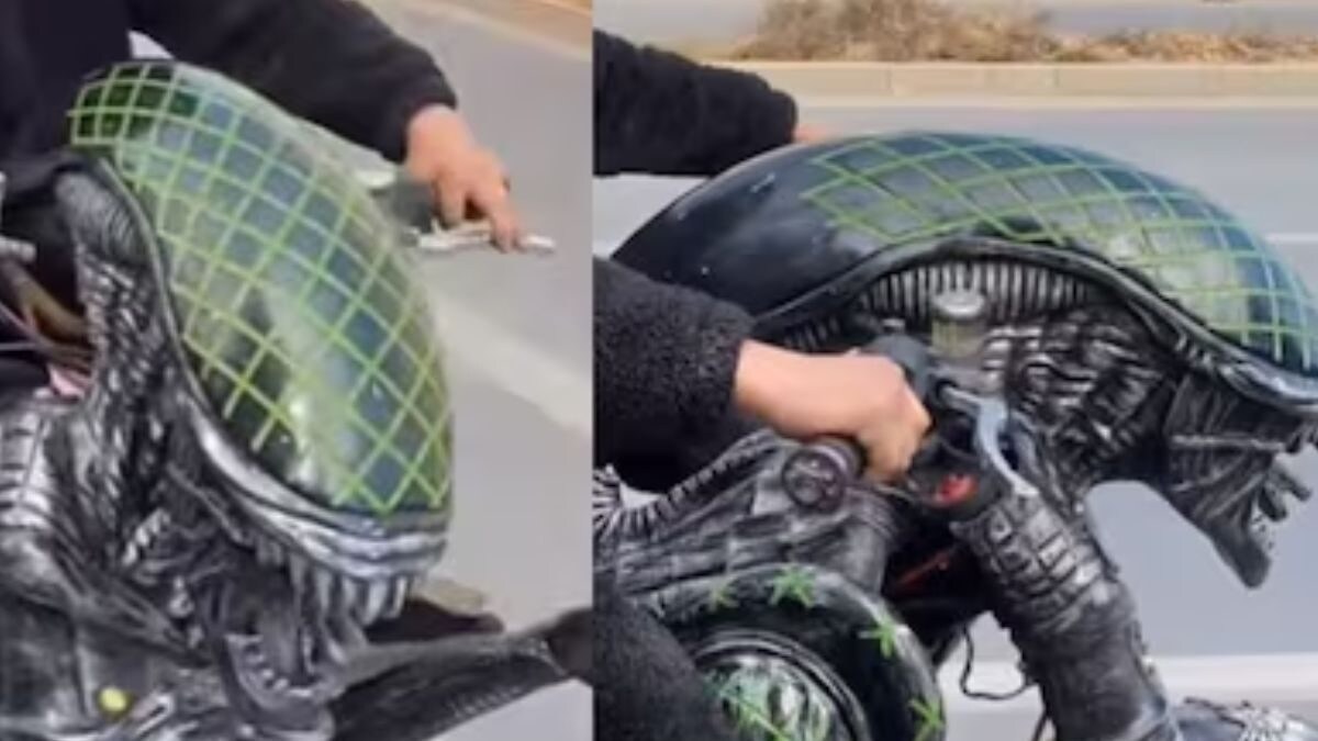 This Xenomorph-Themed Custom Bike Will Make You Scream 'No Please' - News18