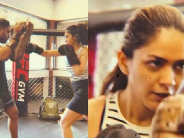 Mrunal Thakur’s Video Of Boxing Training Viral - News18