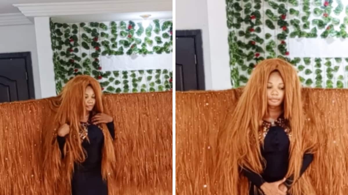 Watch: Nigerian Woman Breaks World Record For The Widest Wig | Viral ...