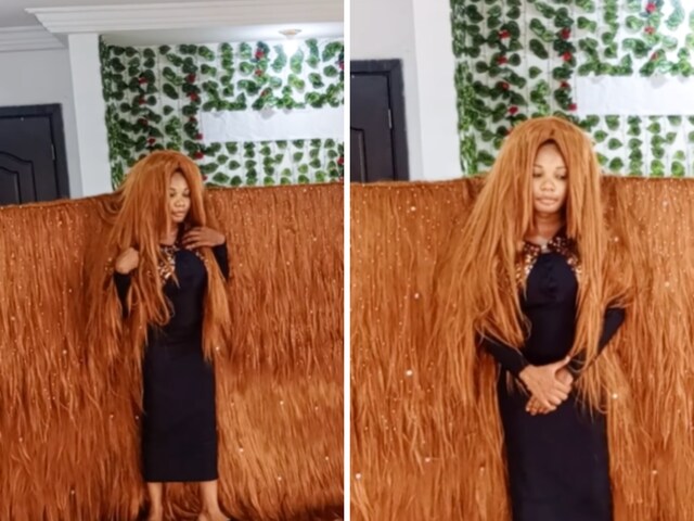 Watch: Nigerian Woman Breaks World Record For The Widest Wig - News18