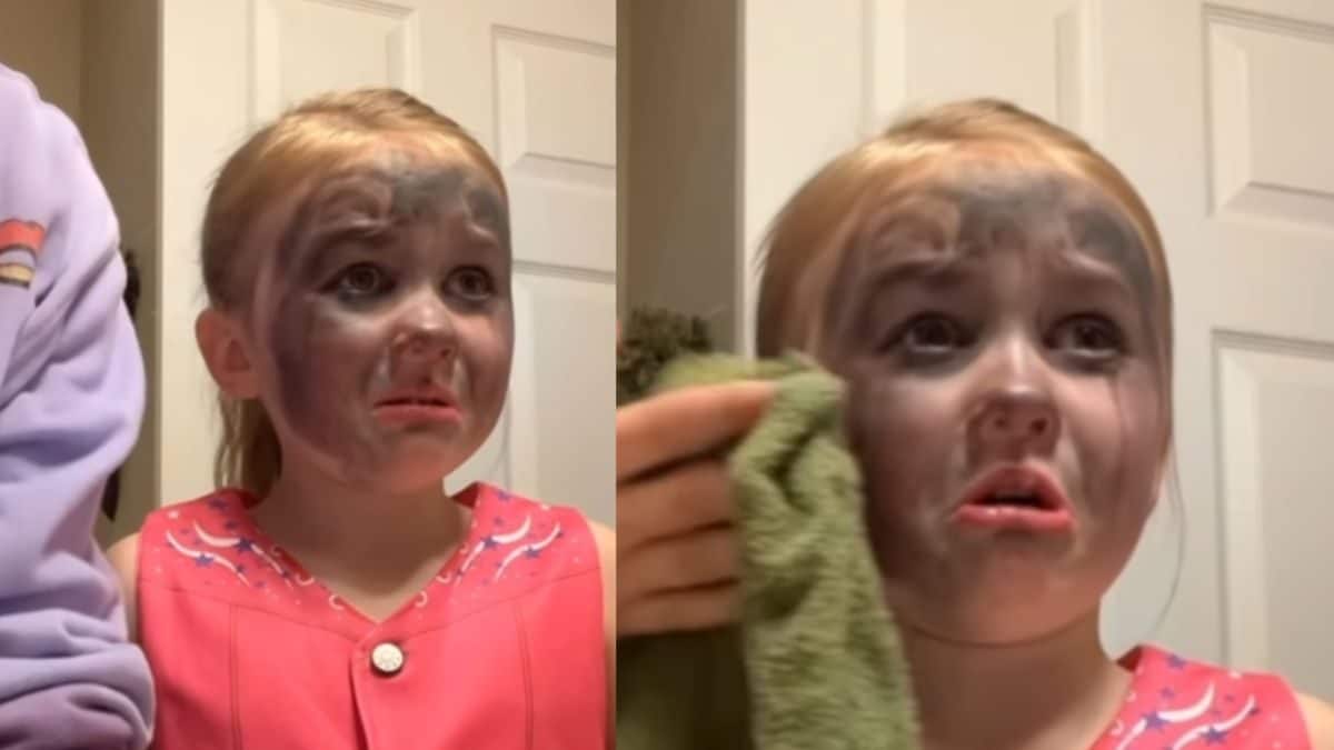 Watch: Little Girl's Meltdown After Her Face Paint Won't Wash Off Is ...