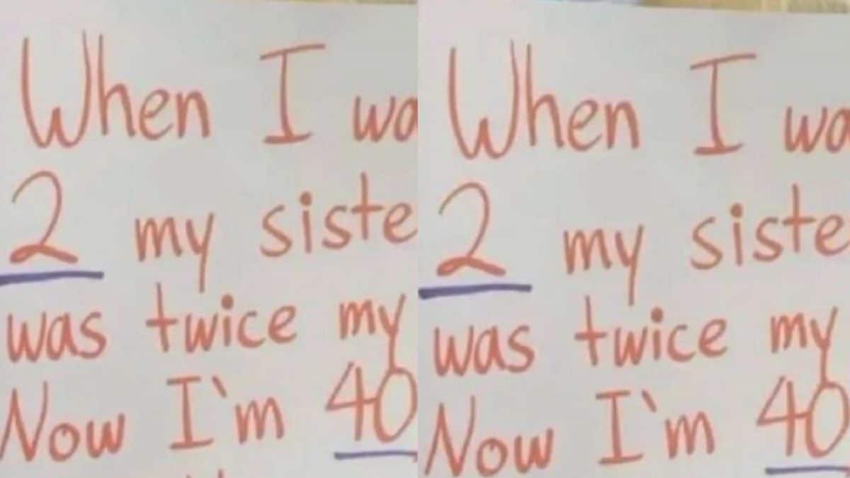 Can You Solve This Age-Related Brain Teaser In Less Than 30 Seconds? | Viral News - News18