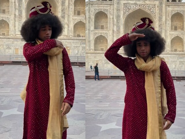 Watch: German Influencer Dancing To Jind Kadh Ke At Taj Mahal Is A ...
