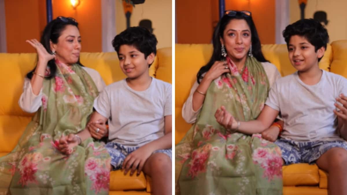 Rupali Ganguly's Fun Banter With Son Rudraansh Is Hilarious — Watch ...