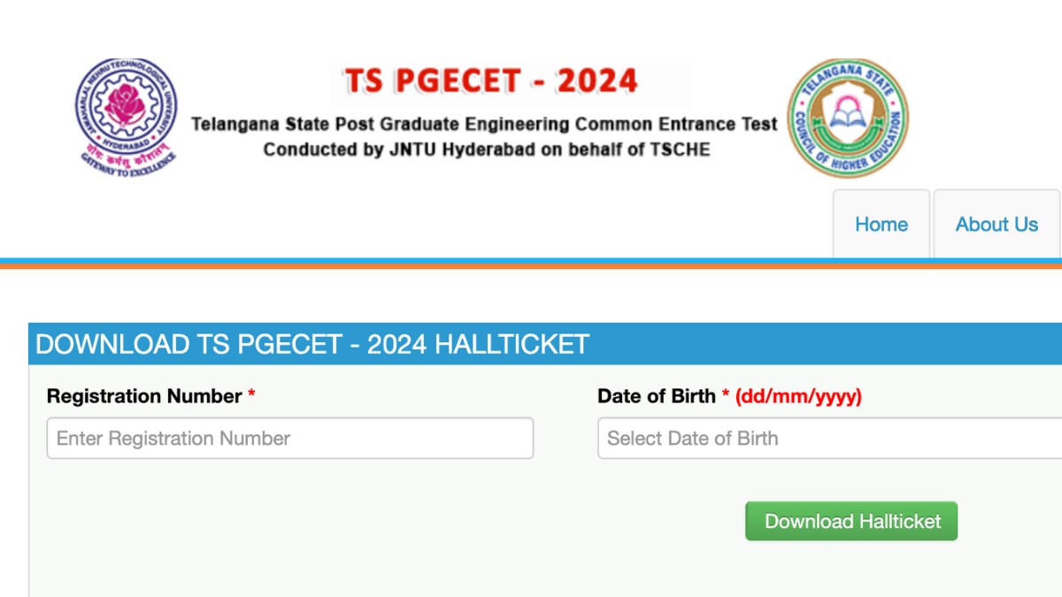 TS PGECET 2024 Admit Card Released at pgecet.tsche.ac.in; How to ...