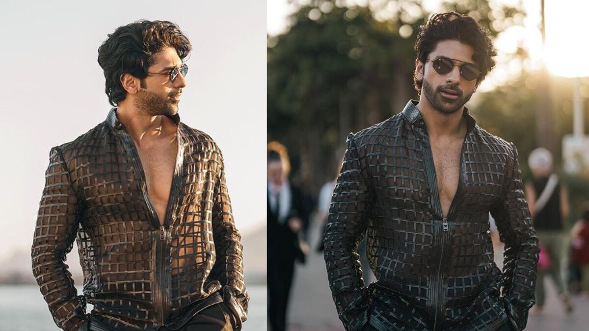 Heeramandi Actor Taha Shah Badussha Looks Handsome As Always In A Black ...