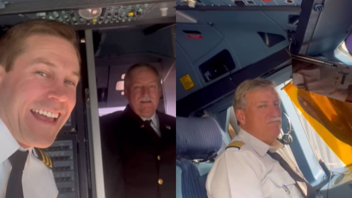 For His Final Flight Before Retirement, Man Joins Father As Co-Pilot ...