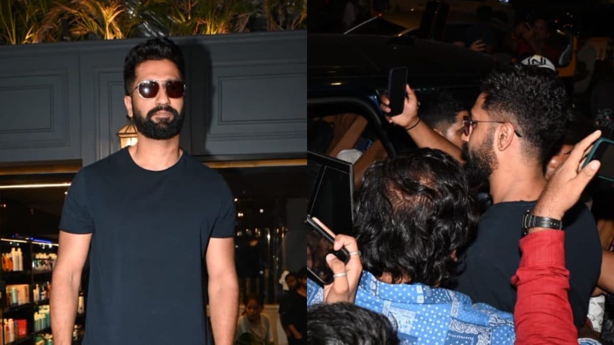Vicky Kaushal FINALLY Chops Off Long Hair And Beard, Gets Mobbed As He ...