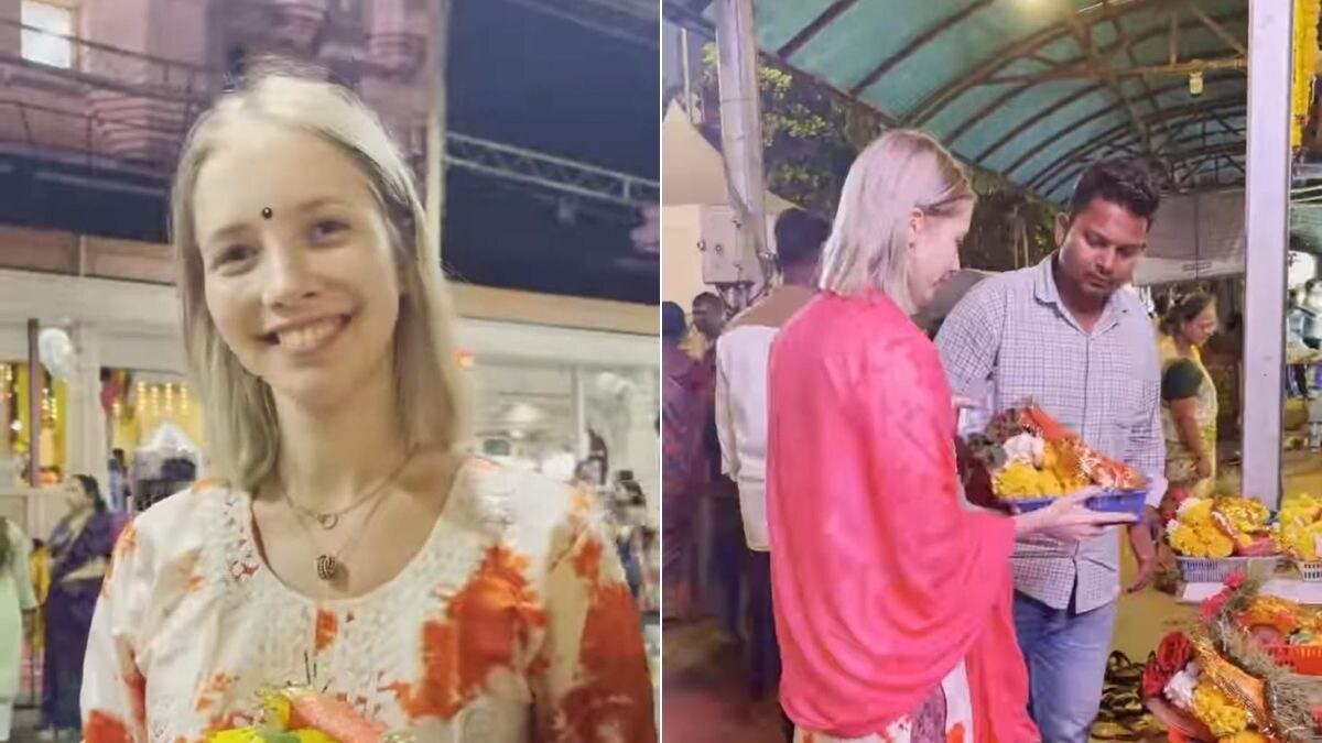 Russian Vlogger Visits Siddhi Vinayak Temple For First Time, Heartwarming Video Goes Viral - News18