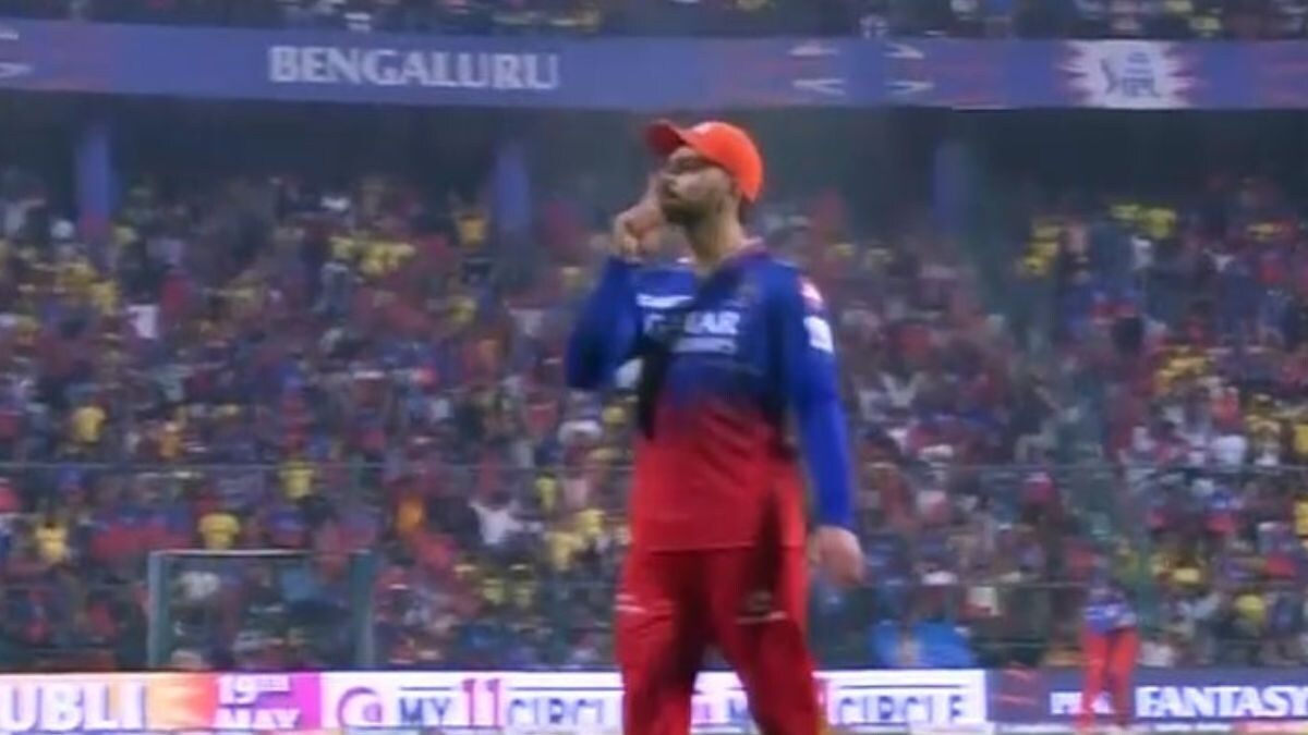 RCB vs CSK: Virat Kohli Seen Shushing Chennai Super Kings Fans Present ...