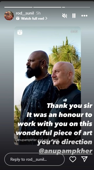 Tanvi The Great: Anupam Kher Welcomes Jawan Actor Sunil Rodrigues - News18