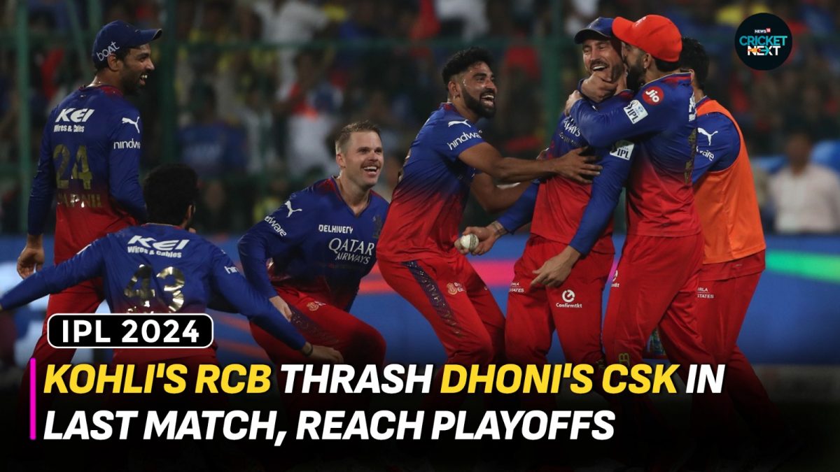 RCB Defeat CSK by 27 Runs at Chinnaswamy Stadium, Book Fourth Playoffs ...