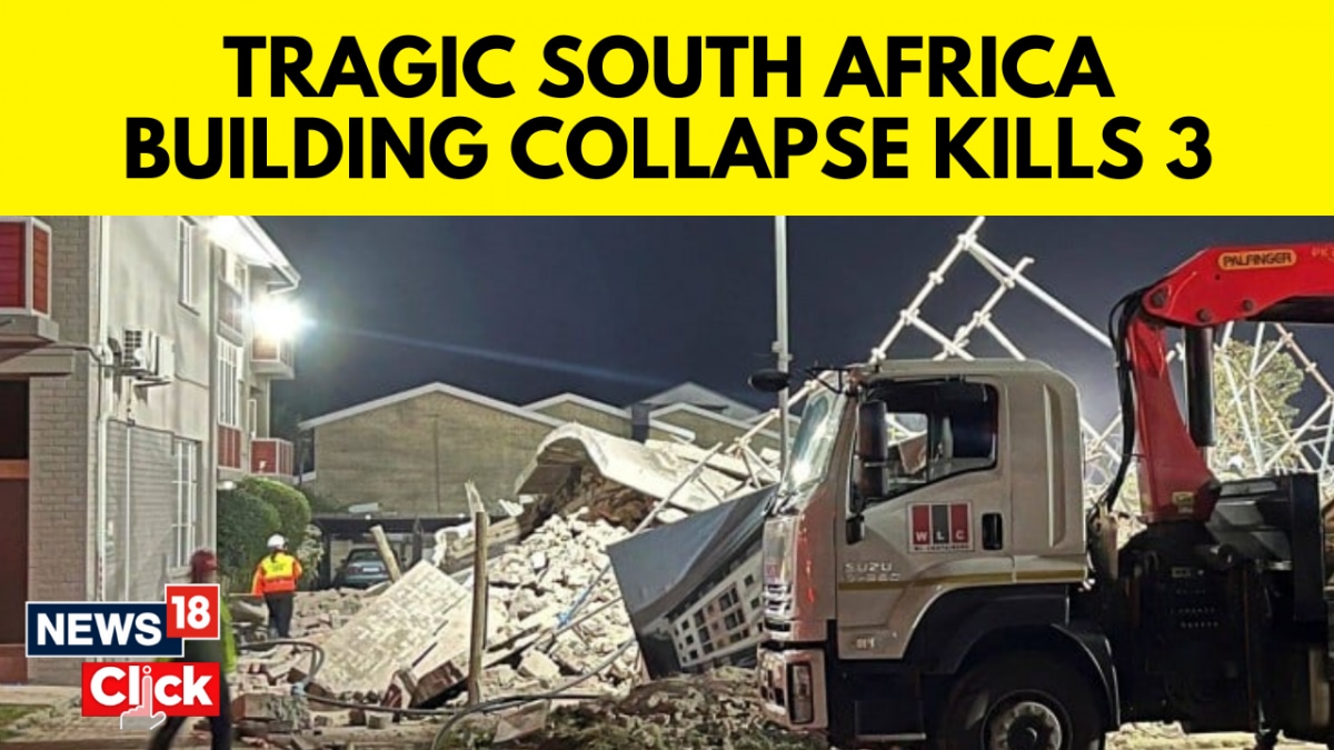 Building collapse in South Africa leave dozens trapped - News18