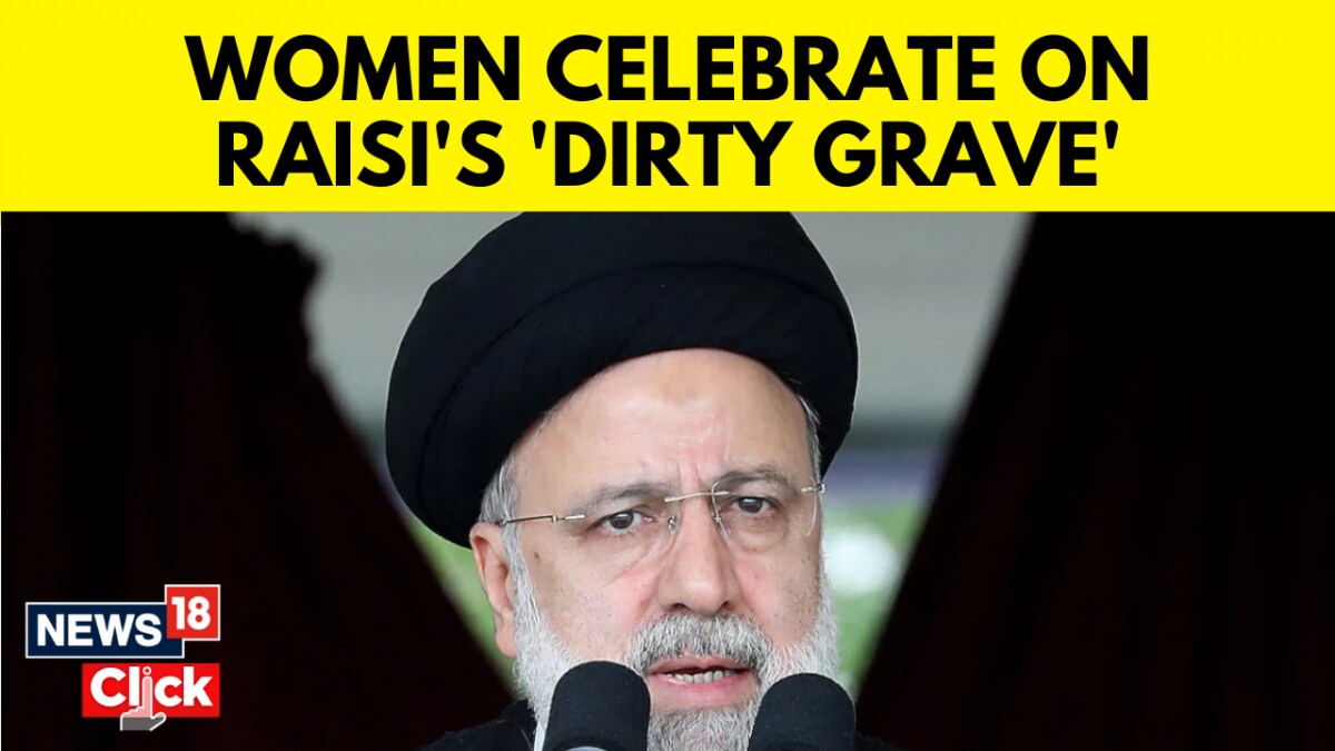 People set off fireworks and cheer in the wake of Raisis death - News18