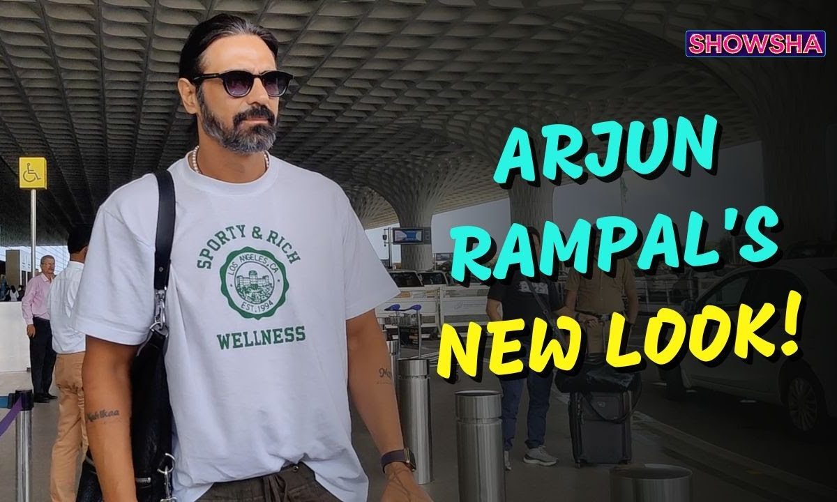 Arjun Rampal Flaunts A New Look As He Flies Out Of Mumbai I WATCH - News18