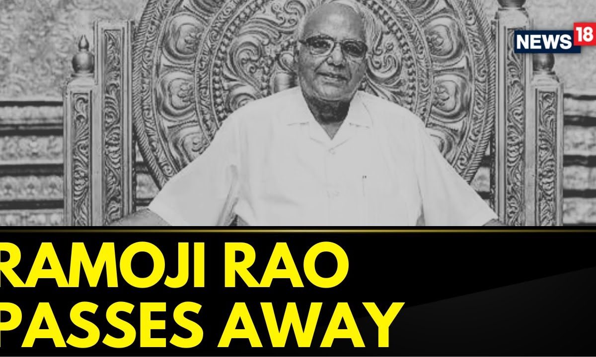 Ramoji Rao Death | Media Baron Cherukuri Ramoji Rao, Head Of Ramoji ...