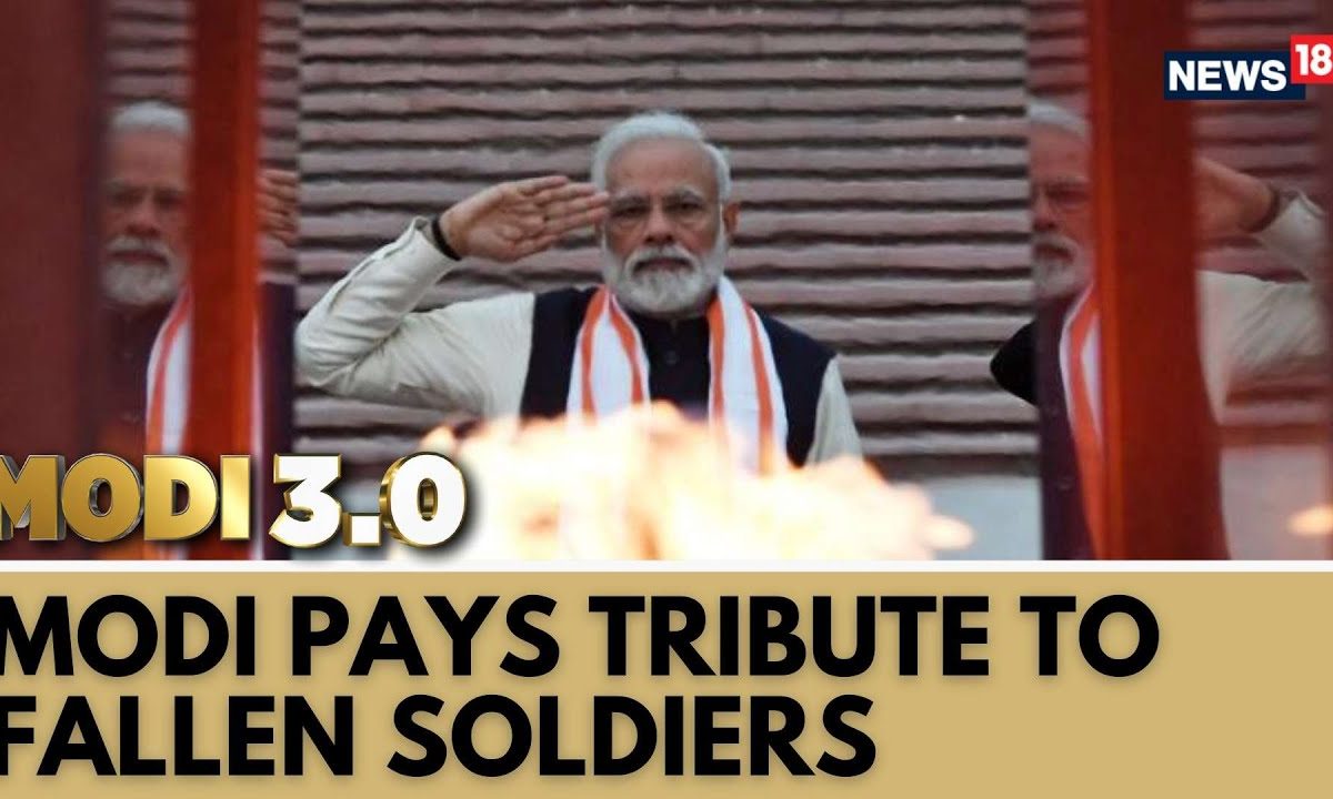 PM-Designate Narendra Modi Pays Tribute To Fallen Soldiers At National ... PM-Designate Narendra Modi Pays Tribute To Fallen Soldiers At National ...