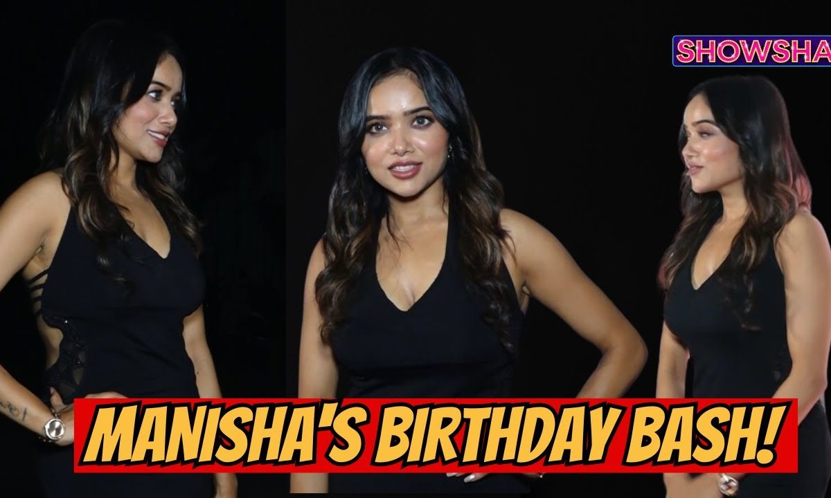 Bigg Boss OTT Contestant Manisha Rani Stuns In Black Dress As She ...